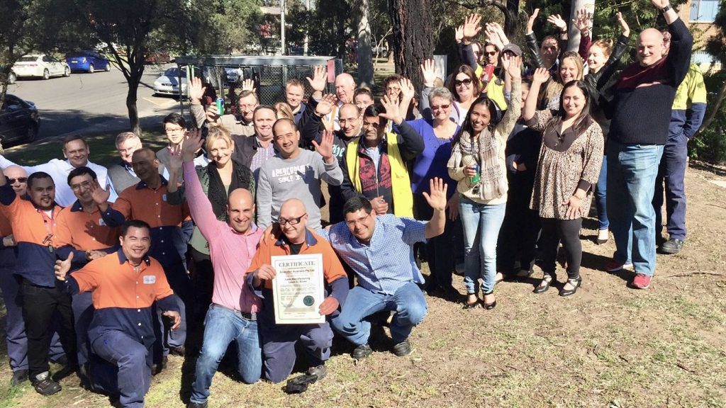 Lean Manufacturing Award for Givaudan Australia